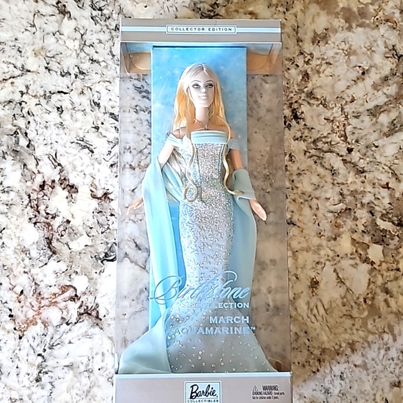 Mattel | Toys | Mattel Barbie March Birthstone Collection Aquamarine ...